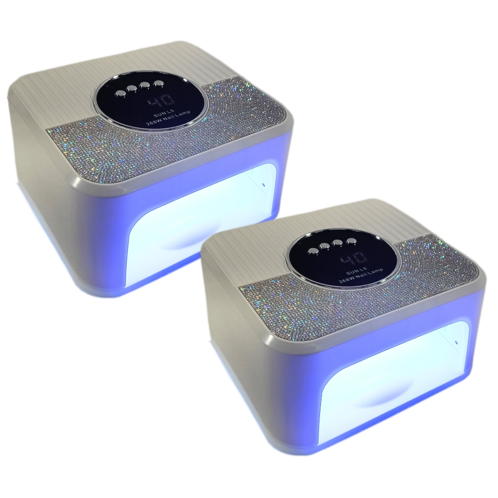 2x Cabines de Unhas Profissional SUN L5 268W com 57 LEDs UV e Design C ...