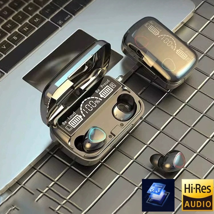 KIT 2 Fone De Ouvido bluetooth 5.3 M10 Sem Fio tws Estéreo Com Pod ...