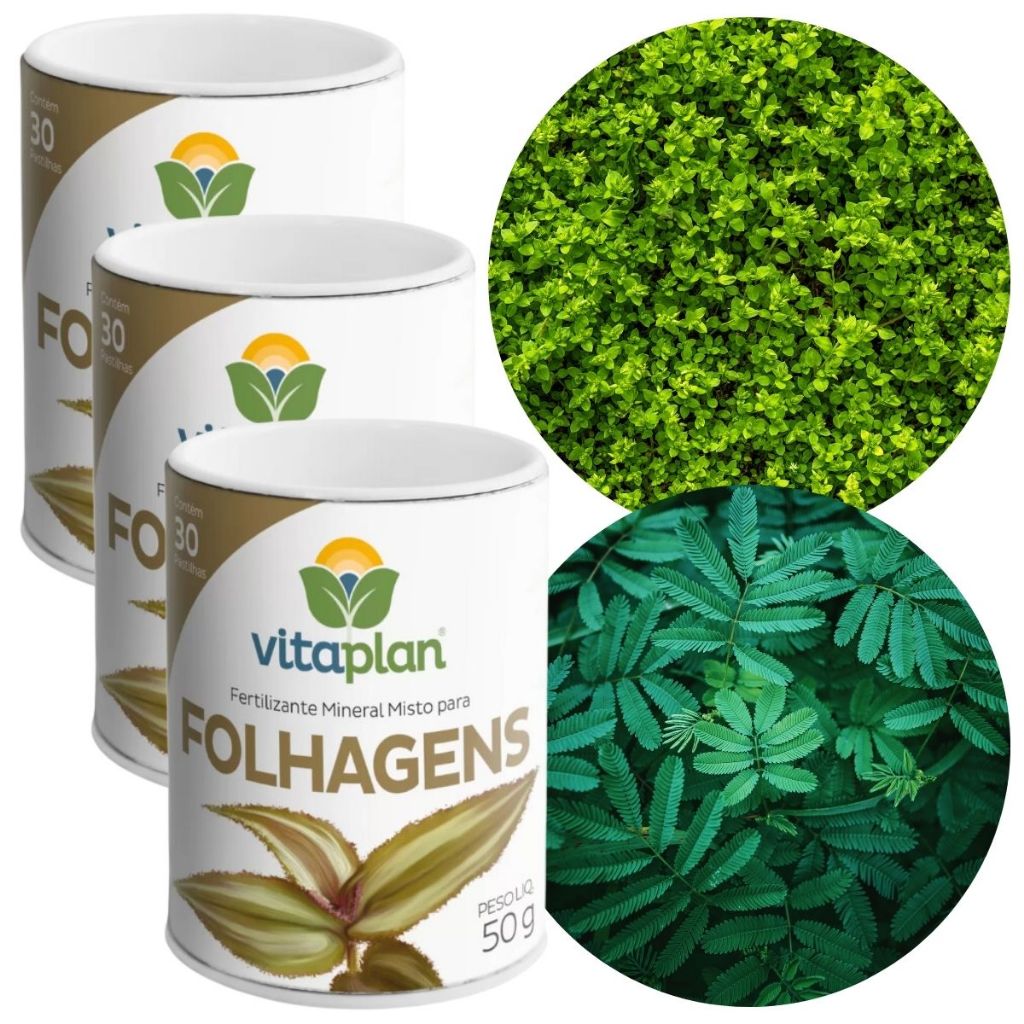 Kit 3 Fertilizante Em Pastilhas Para Folhas e Folhagem 50g Única Adubo Com 30 Capsulas NPK ...