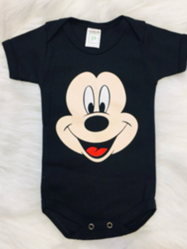 Body Mickey Mouse manga curta | Shopee Brasil
