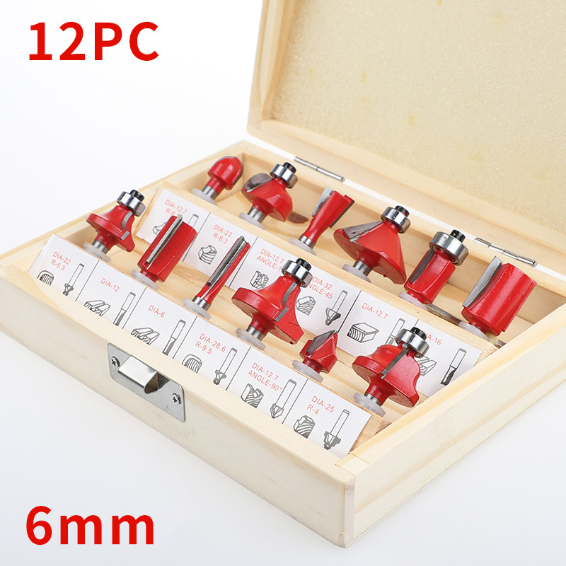 Fresa Para Tupia Manual Madeira Compativel Makita Bosch 6mm | Shopee Brasil