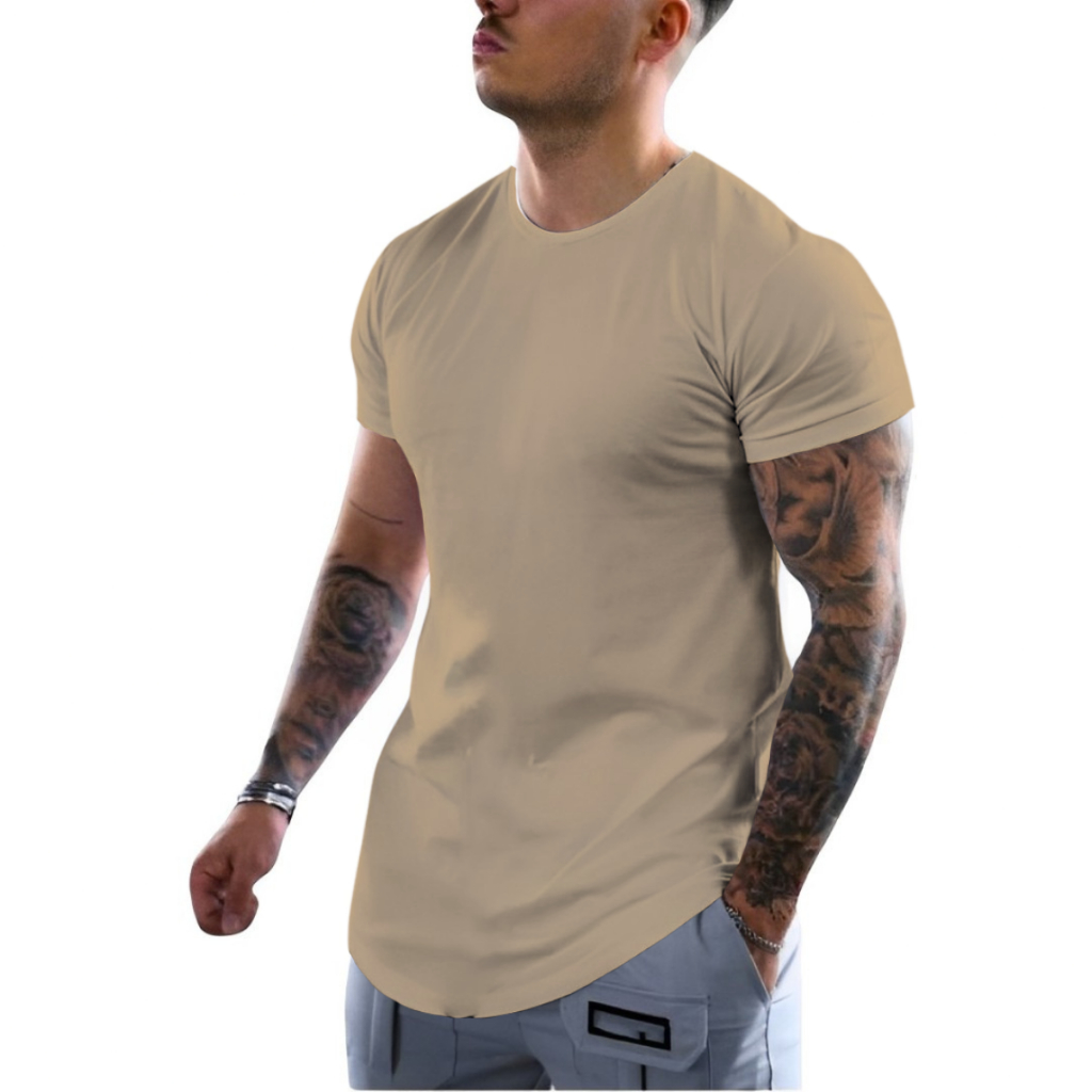 Kit 3 Camiseta Masculina Longline Algodão Overside Swag Academia ...