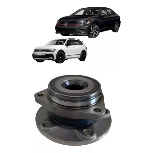 Cubo de roda rolamento dianteiro Jetta/Tiguan Novo Original 5Q0407621F ...