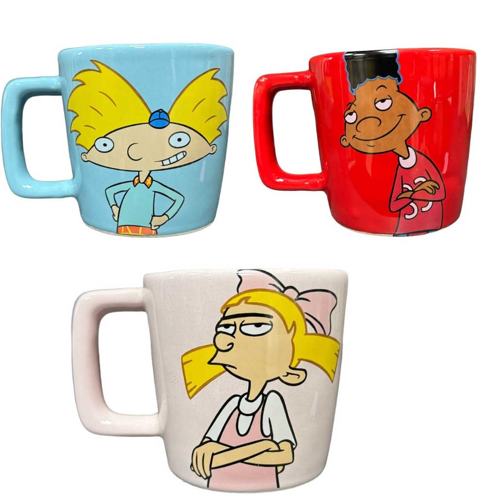 Caneca Cerâmica Buck Oficial Hey Arnold! Arnold, Gerald, Helga 350ml ...