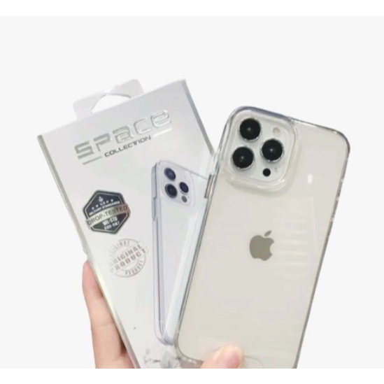 Capa Capinha Space Transparente Anti Impacto TPU Case Apple IPhone 6 7 8 Plus 11 ProMax 12 13 14 ...