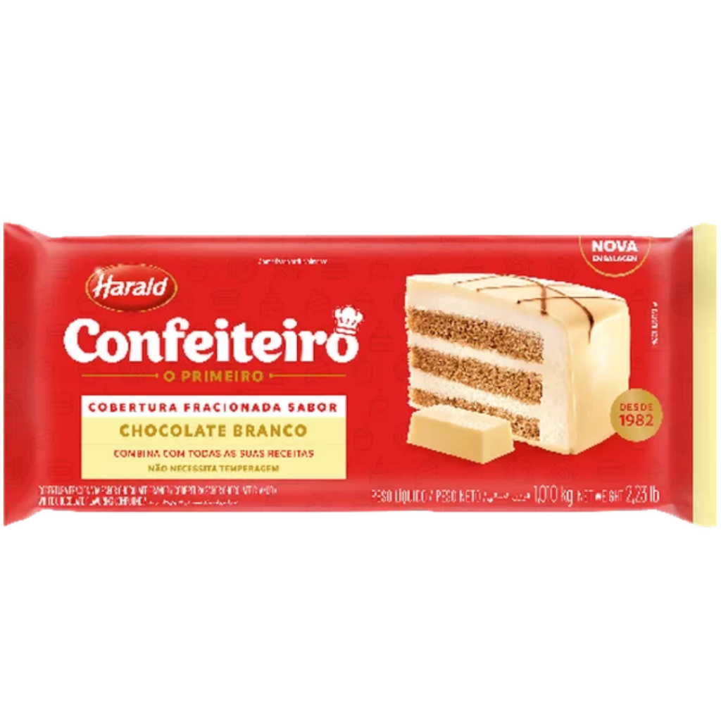 Cobertura Branca Confeiteiro barra Harald | Shopee Brasil