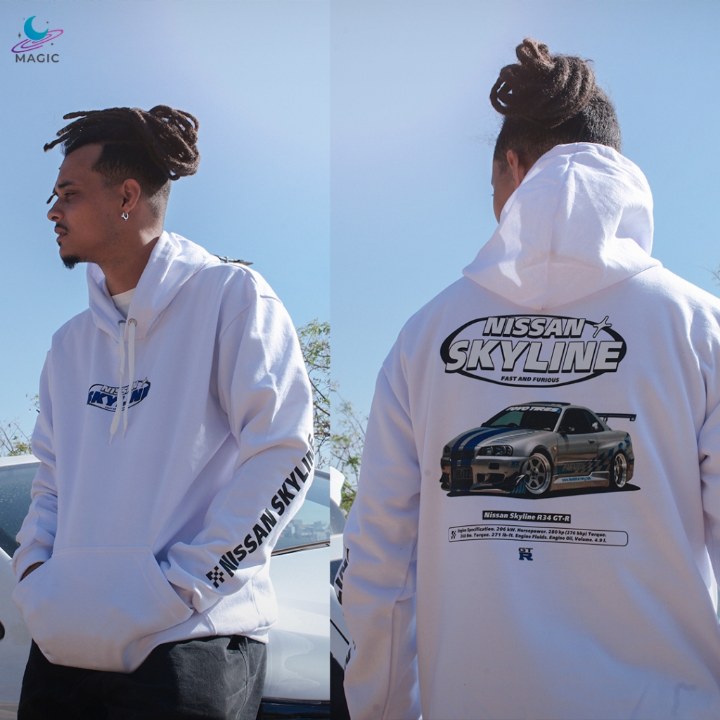 Moletom Canguru Nissan Skyline GT-R R34 Brian OConner Fast And Furious ...