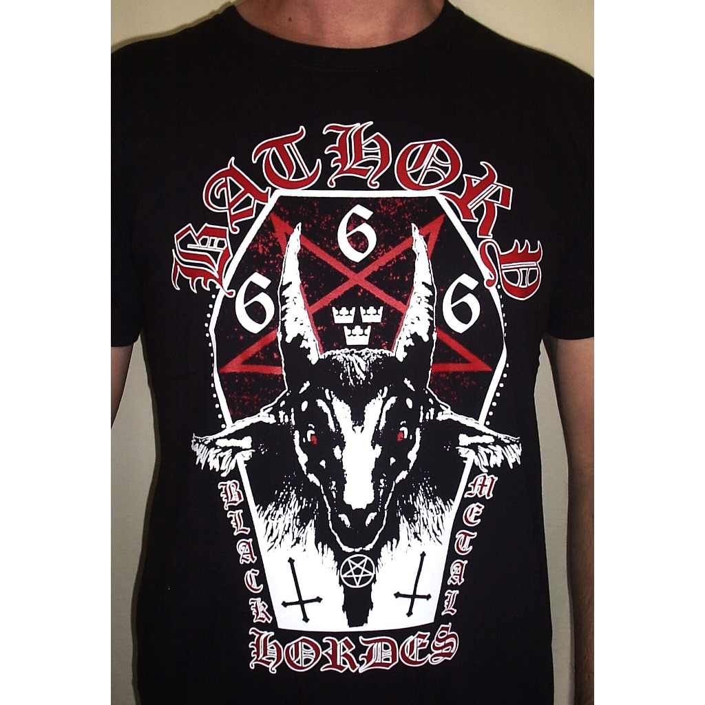 Camiseta Bathory - Black Metal Hordes | Shopee Brasil
