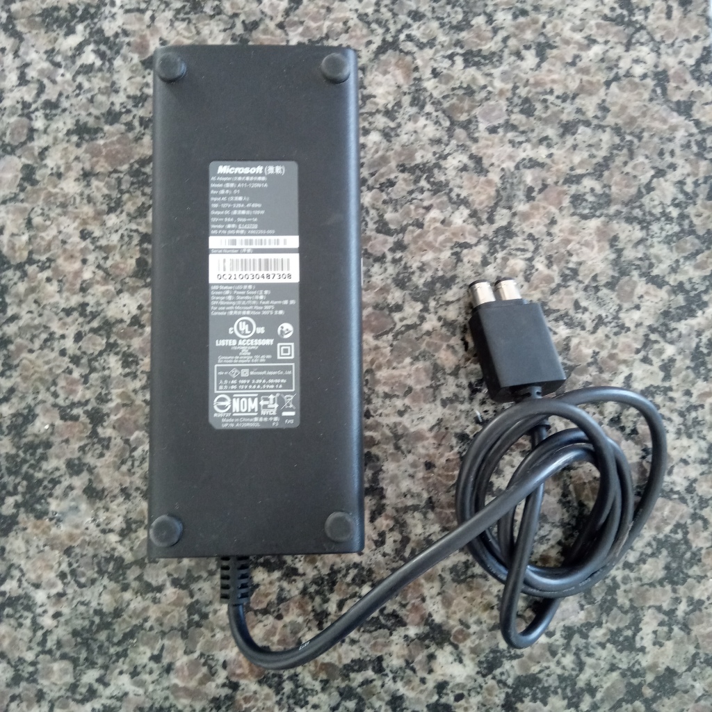 Fonte Xbox 360 Slim 2 Pinos Original Def - Leia Anuncio | Shopee Brasil