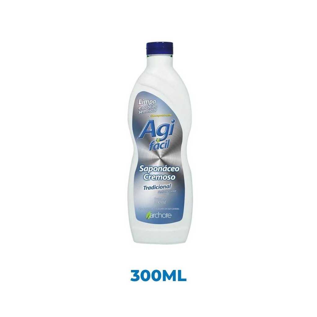 Saponáceo Cremoso Tradicional 300 Ml - ARCHOTE | Shopee Brasil