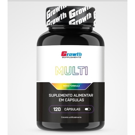 MULTIVITAMINICO 120 CÁPSULAS ORIGINAL GROWTH SUPLLEMENTS | Shopee Brasil