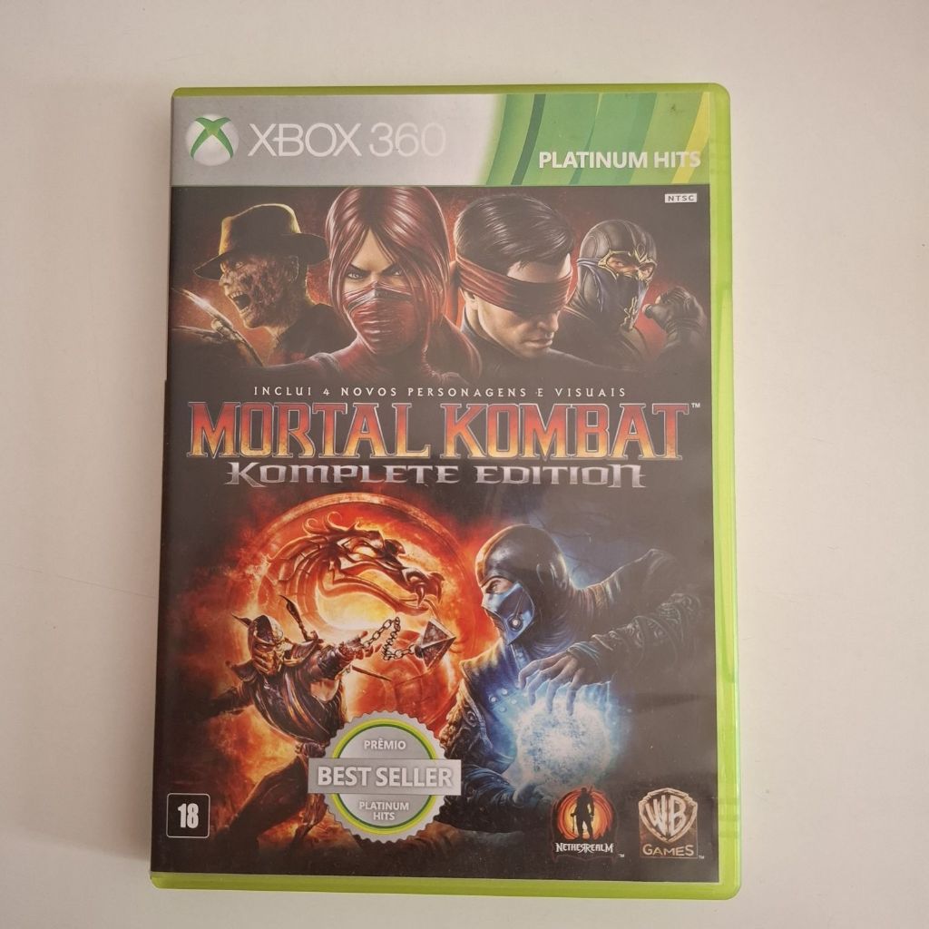 Mortal Kombat Komplete Edition Xbox 360 original mídia física | Shopee ...