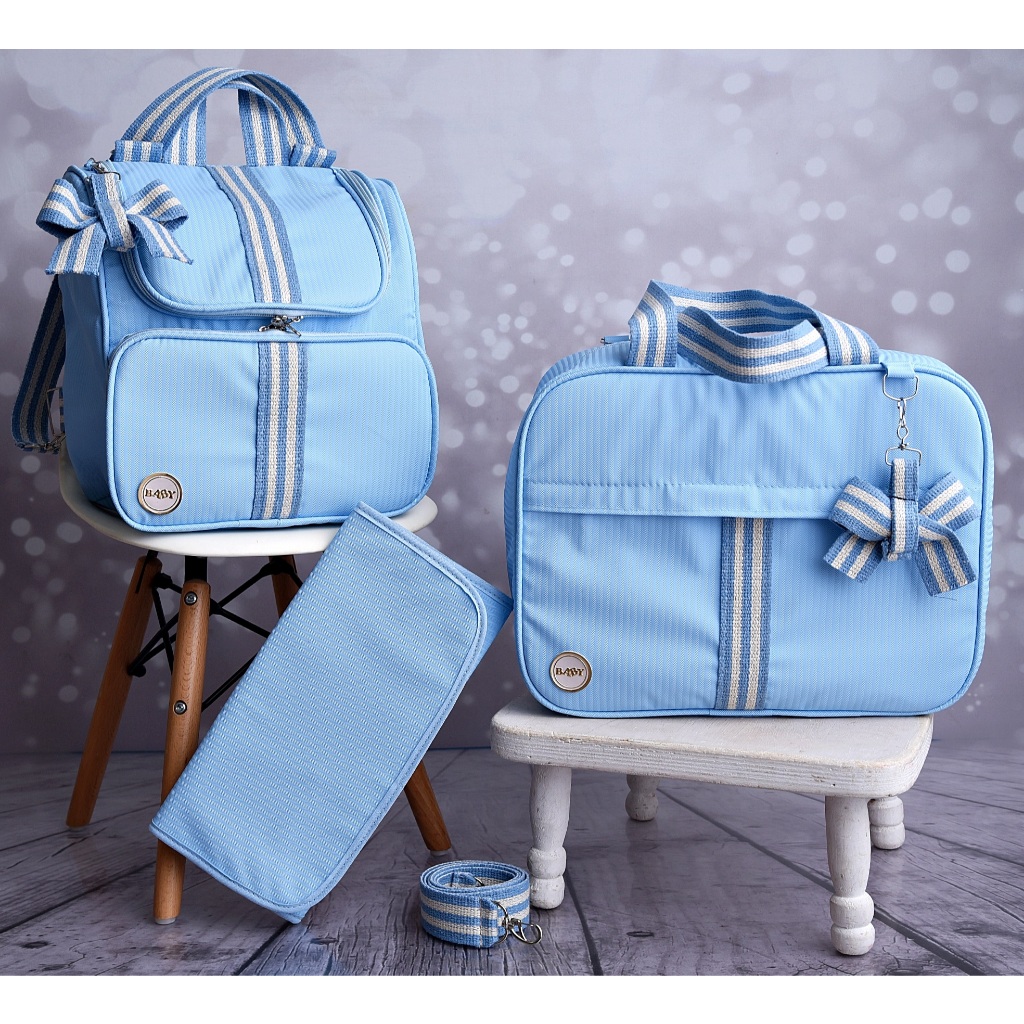 Mala Maternidade kit Bolsa de Bebê Menina Menino Varias Cores | Shopee ...