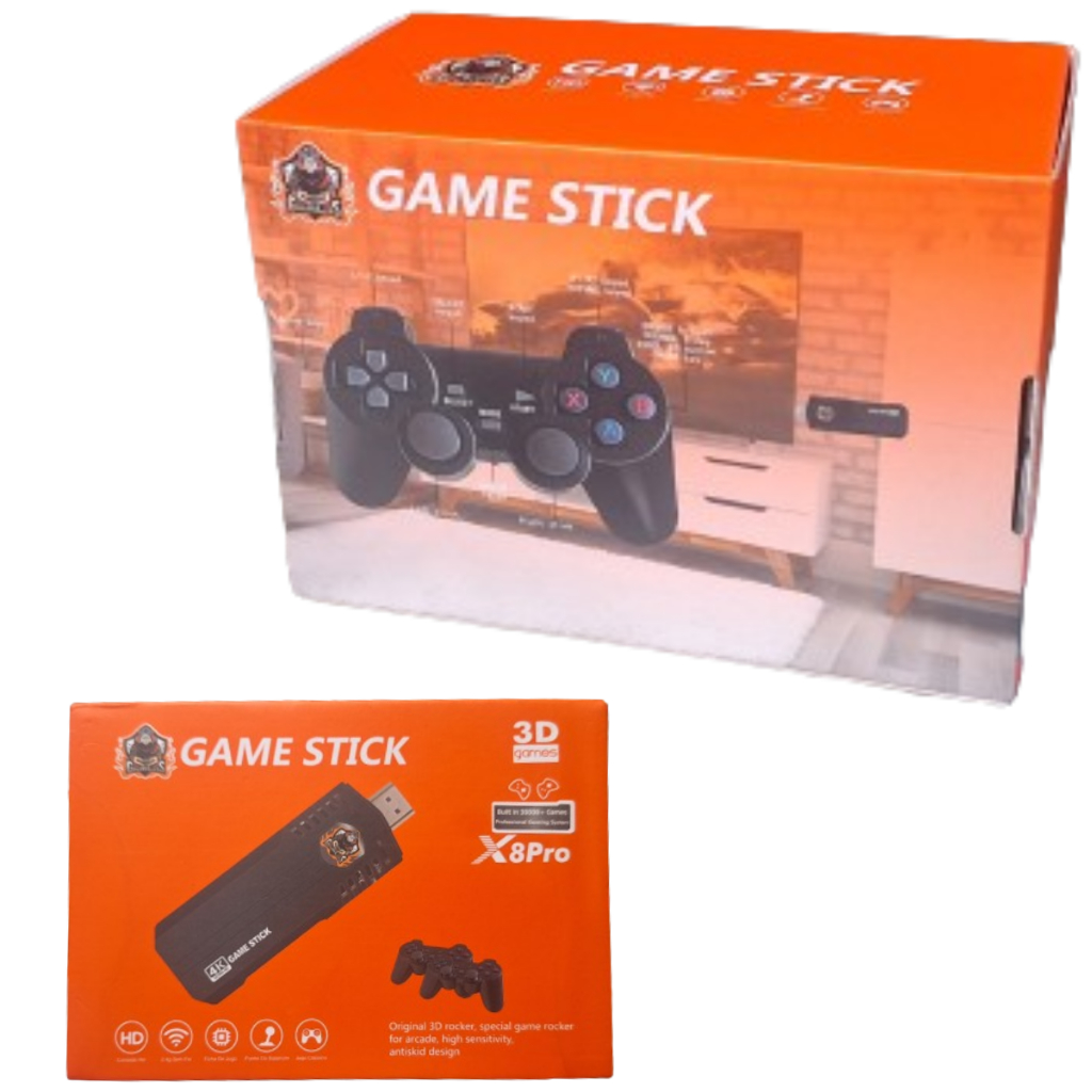 Game Stick 8k pro Video game com 2 controles completo | Shopee Brasil