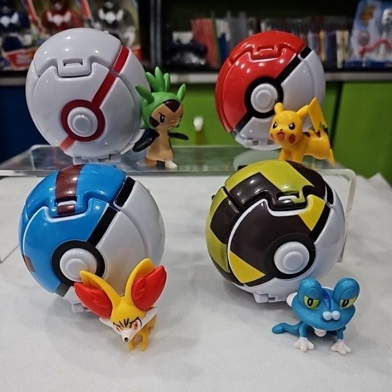 Pokémon + Pokebola (Action Figures) | Shopee Brasil