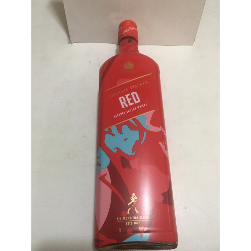 Garrafa Red Label edição limitada 1 litro | Shopee Brasil