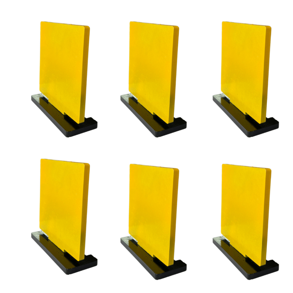 Kit 6 Alvos Metálico Aço Ipsc 15cm Tiro Esportivo Anti-giro | Shopee Brasil