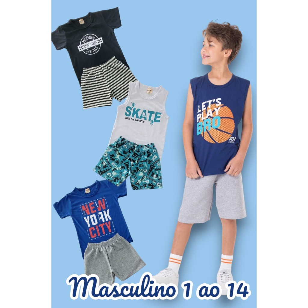 Kit Sortido Com 6 Peças Masculinas / 1 ao 8 Cores e Estampas Animadas ...