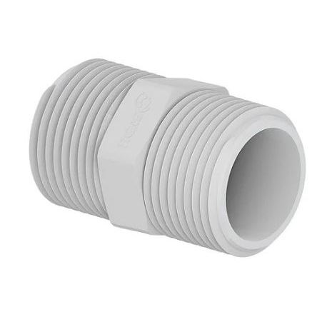 Nipel/ Niple Paralelo Com Rosca 3/4 Pvc Branco Tigre | Shopee Brasil