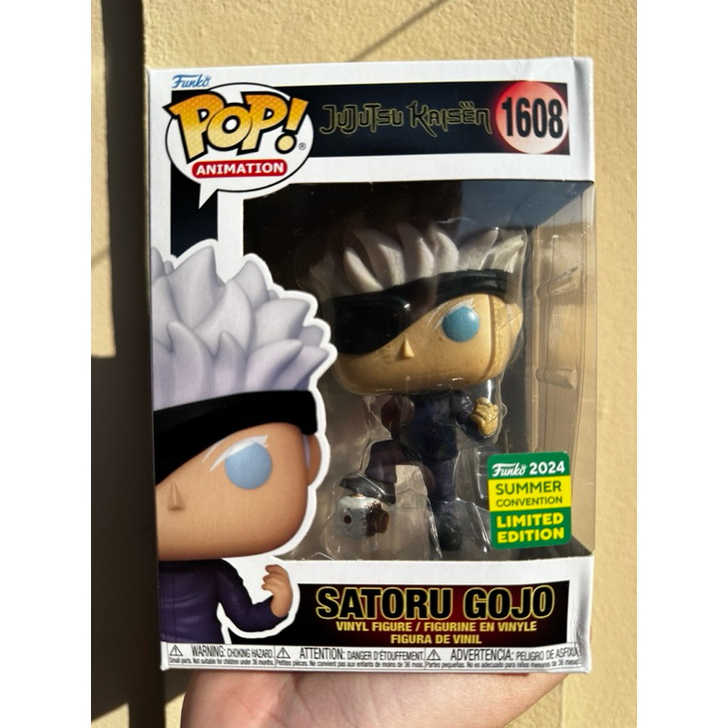 funko pop! Jujutsu Kaisen- Satoru gojo with jogo head SDCC 2024 caixa com detalhes | Shopee Brasil