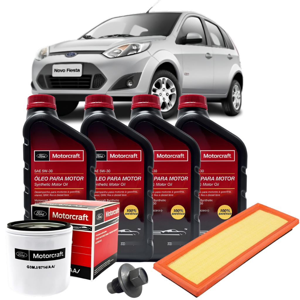 Kit Revisão 5w30 Motorcraft Fiesta 2009 2010 2011 2012 2013 1.0 1.6 8v ...