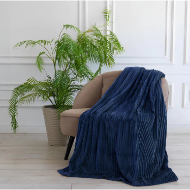 Manta Cobertor Casal Microfibra Canelada Antialérgica Coberta Macia ...