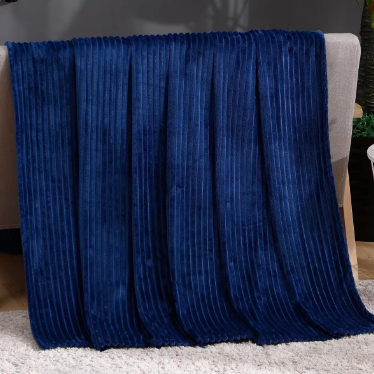 Manta Cobertor Casal Microfibra Canelada Antialérgica Coberta Macia ...