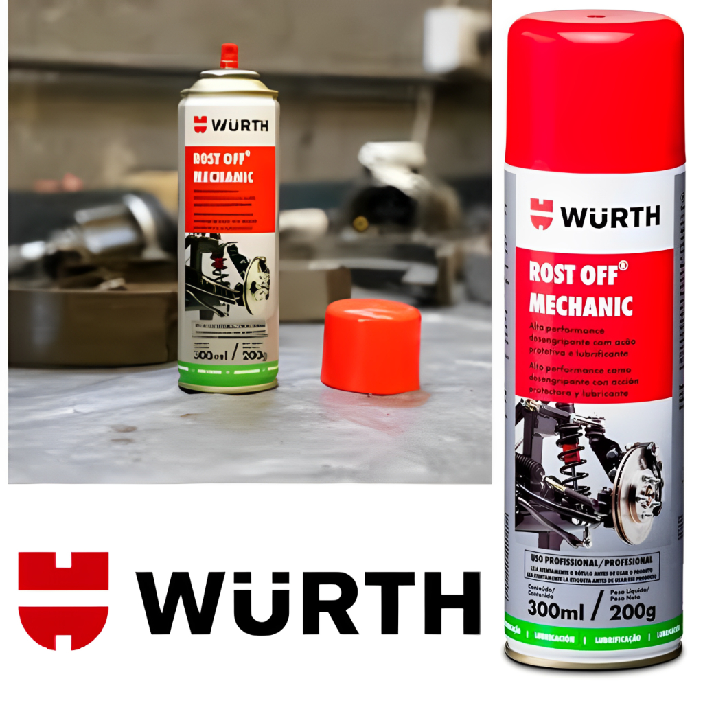 Rost Off Mechanic Wurth Desingripante Lubrificante Anticorrosivo Spray ...