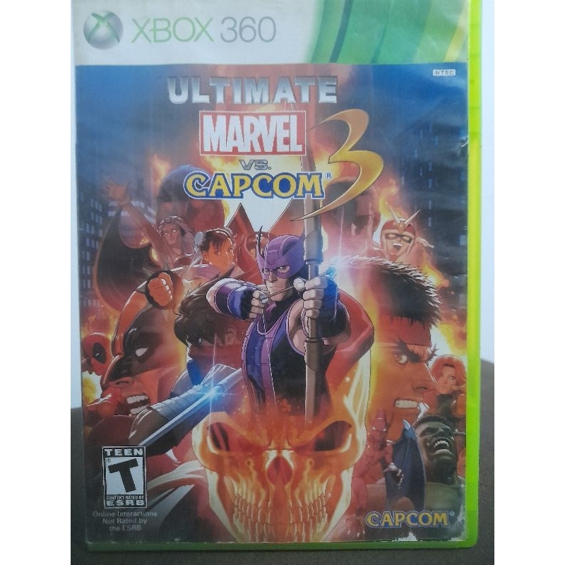 cd ultimate marvel vs capcom 3 xbox 360 original | Shopee Brasil