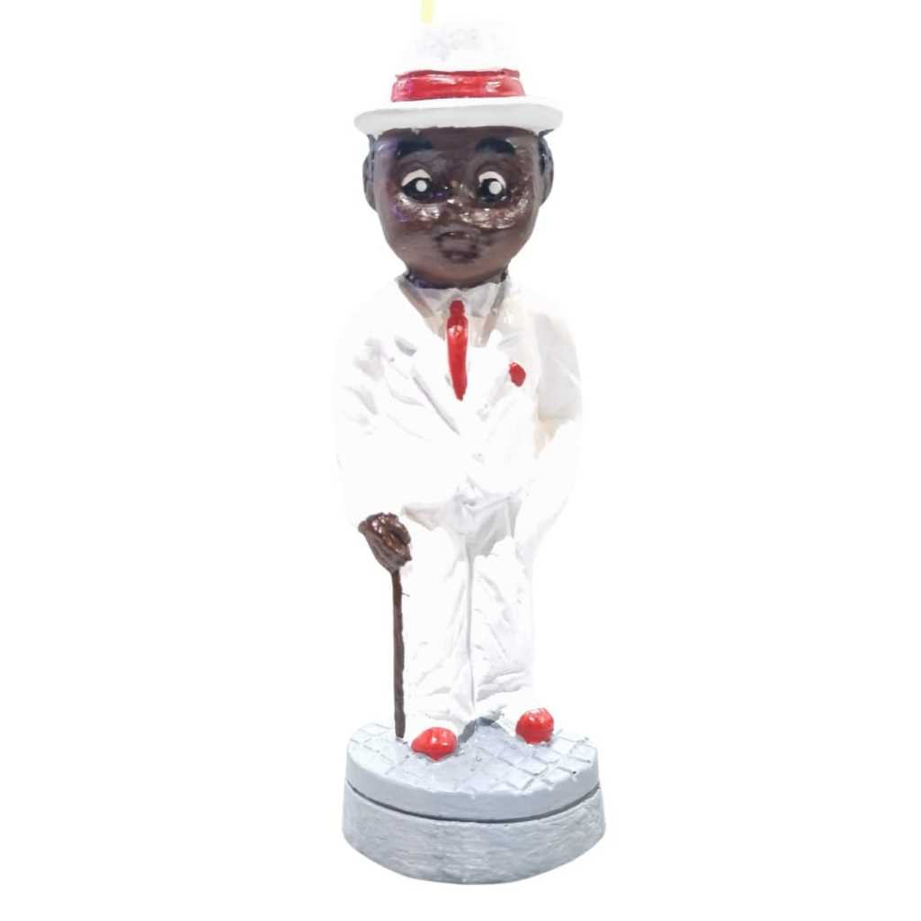 Imagem Mestre Zé Pilintra Pelintra Baby Gesso 15cm Artesanal | Shopee ...