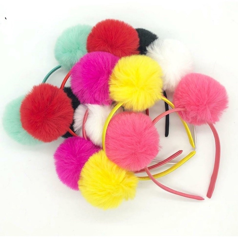 KIT 2 Tiaras pom pom premium infantil e adulto moda para menina ...