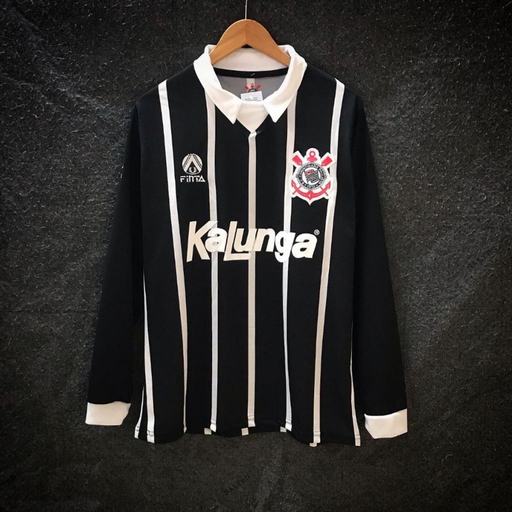Camisa Kalunga Corinthians Retro Premium | Shopee Brasil