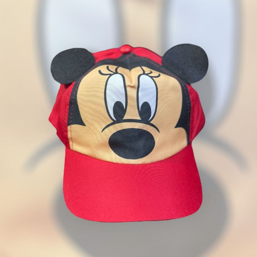 Boné Minnie Mickey Sonic Para Menino Menina de 4-9 Anos Bone Com ...