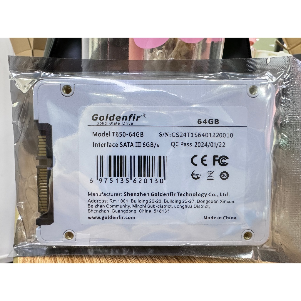 SSD Goldenfir 64GB - 128GB - 240GB - 360GB - PC Notebook Gamer - Alta ...