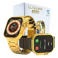 Relógio Smartwatch Ultra Mini Gold - Série 8 - 41 mm - Relógio Feminino ...