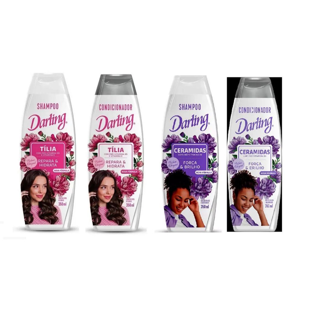 Kit Shampoo + condicionador Darling 350ml | Shopee Brasil