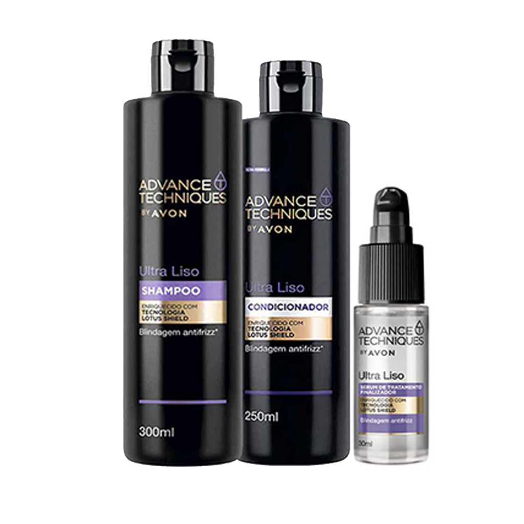 Kit Presente Shampoo Sabonete Máscara Booster Sérum Advance Techniques ...