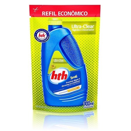 HTH Refil Econômico Ultra-Clear 900ml | Shopee Brasil