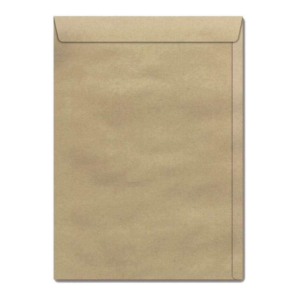 KIT 10 a 50 Envelopes Saco Para Folhas Papel A3 Kraft Pardo Natural ...