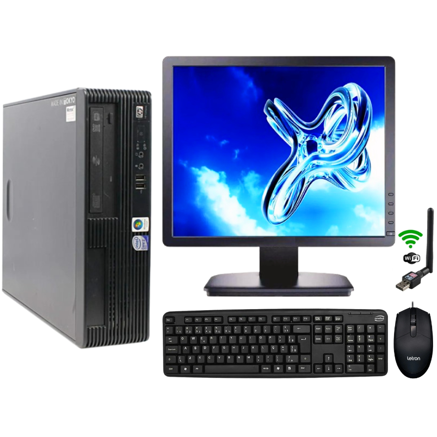 Computador HP Dx7400 Intel 6gb De Ram Ssd de 120Gb Tela 17 ...