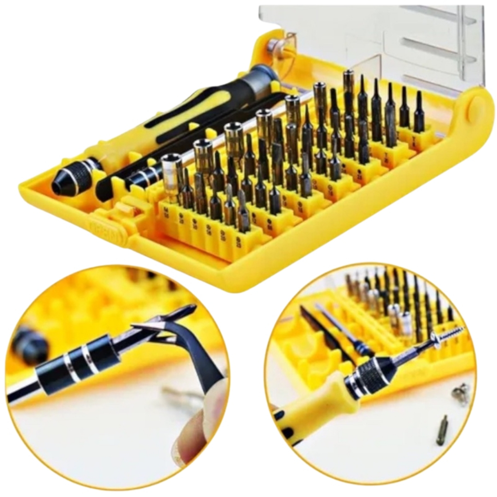 Jogo Kit Chaves Precisão 45 Peças Fenda Torx Alen Philips Y | Shopee Brasil