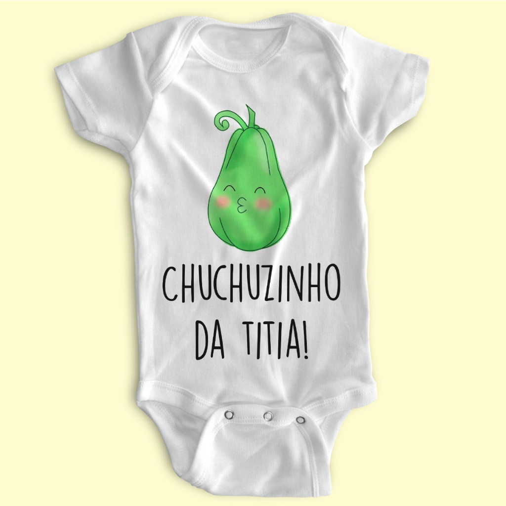 Body Chuchuzinho da Titia Presente Bebê Personalizado | Shopee Brasil
