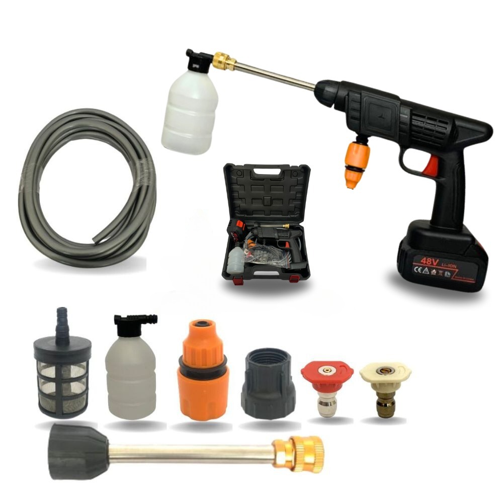 Lavadora Vap Portatil com Maleta Bateria Grande De 48v | Shopee Brasil