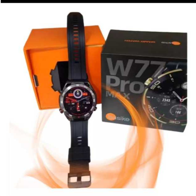 Relógio Smartwartch W77 Pro Max Bazik Digital Resistente Agua | Shopee Brasil