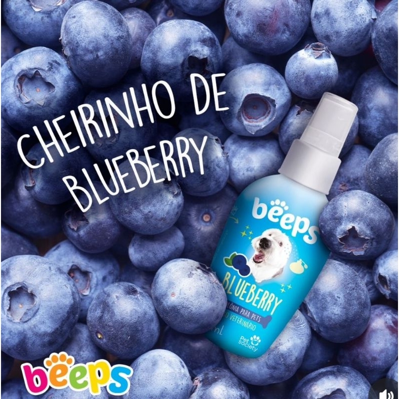 Beeps - Colônia Perfume - Blueberry | Shopee Brasil