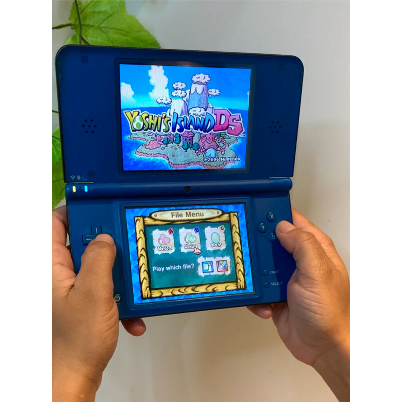Nintendo DSI XL Azul + R4 Cheio de Jogos | Shopee Brasil