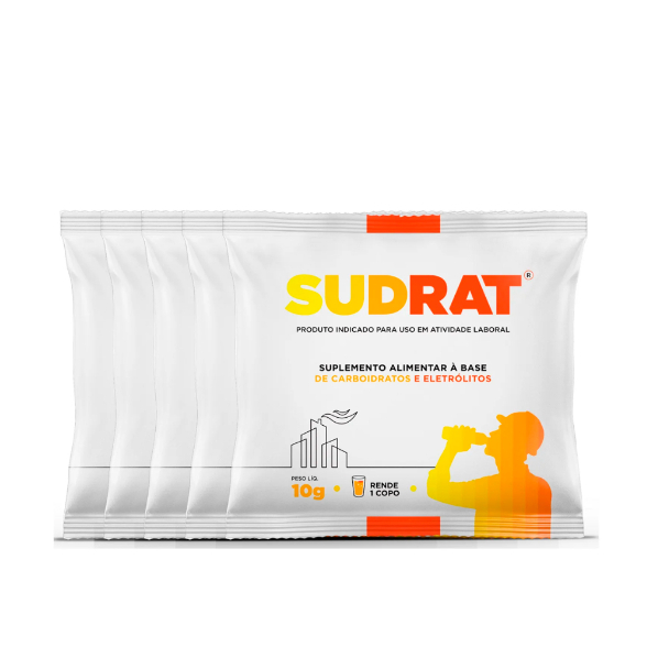 Isotônico em pó Sudrat 10 Unidades de Sudrat 23g - Repositor Energético ...