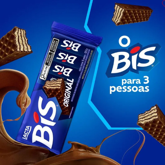 CHOCOLATE LACTA BIS AO LEITE 100,8g - Caixa com 16 Unidades | Shopee Brasil
