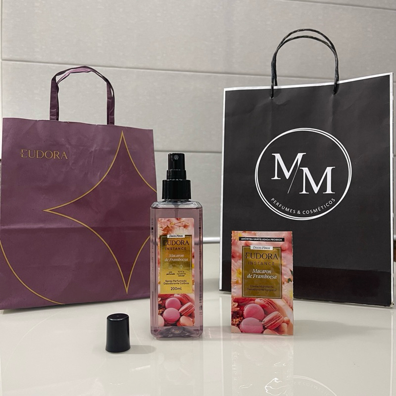 Body Splash Instance Doces Finos Colônia Macaron de Framboesa 200ml ...