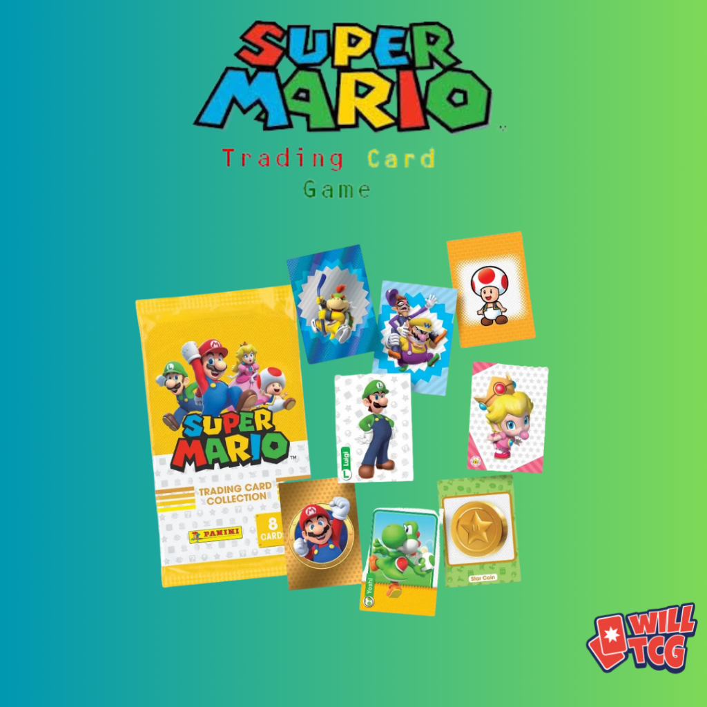 Super Mario TCG - 2024 Envelope com 8 cards - Panini | Shopee Brasil